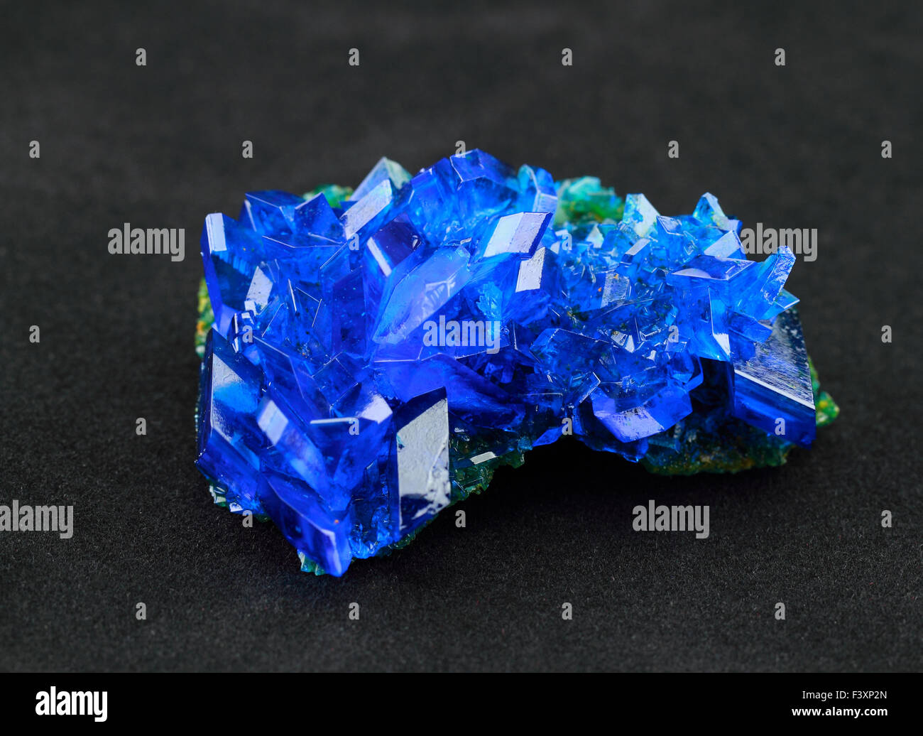 Crystals of blue vitriol - Copper sulfate Stock Photo - Alamy