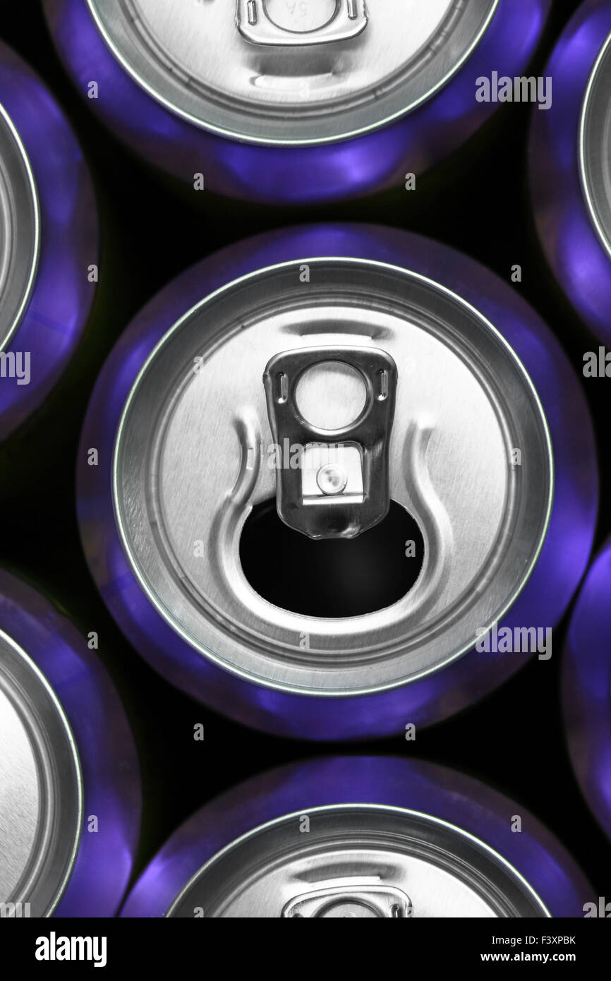 Blue cans hi-res stock photography and images - Alamy