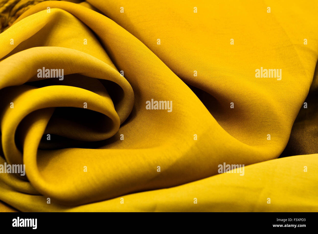 Close up golden silk hi-res stock photography and images - Alamy