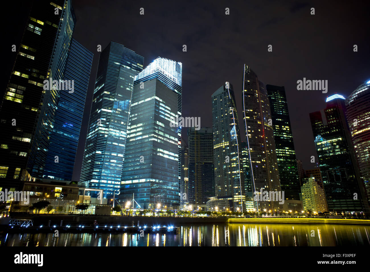 City night view Stock Photo - Alamy