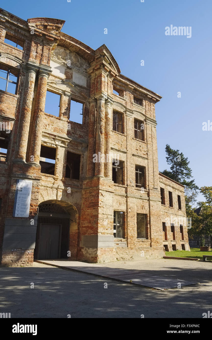 Ruin Dahme Castle, Dahme/Mark, Brandenburg Stock Photo - Alamy