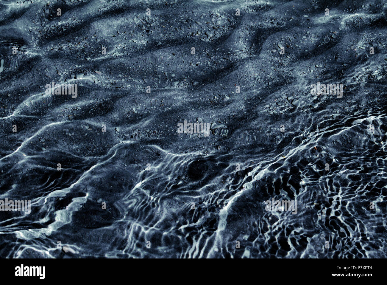 Abstract blue water background Stock Photo - Alamy