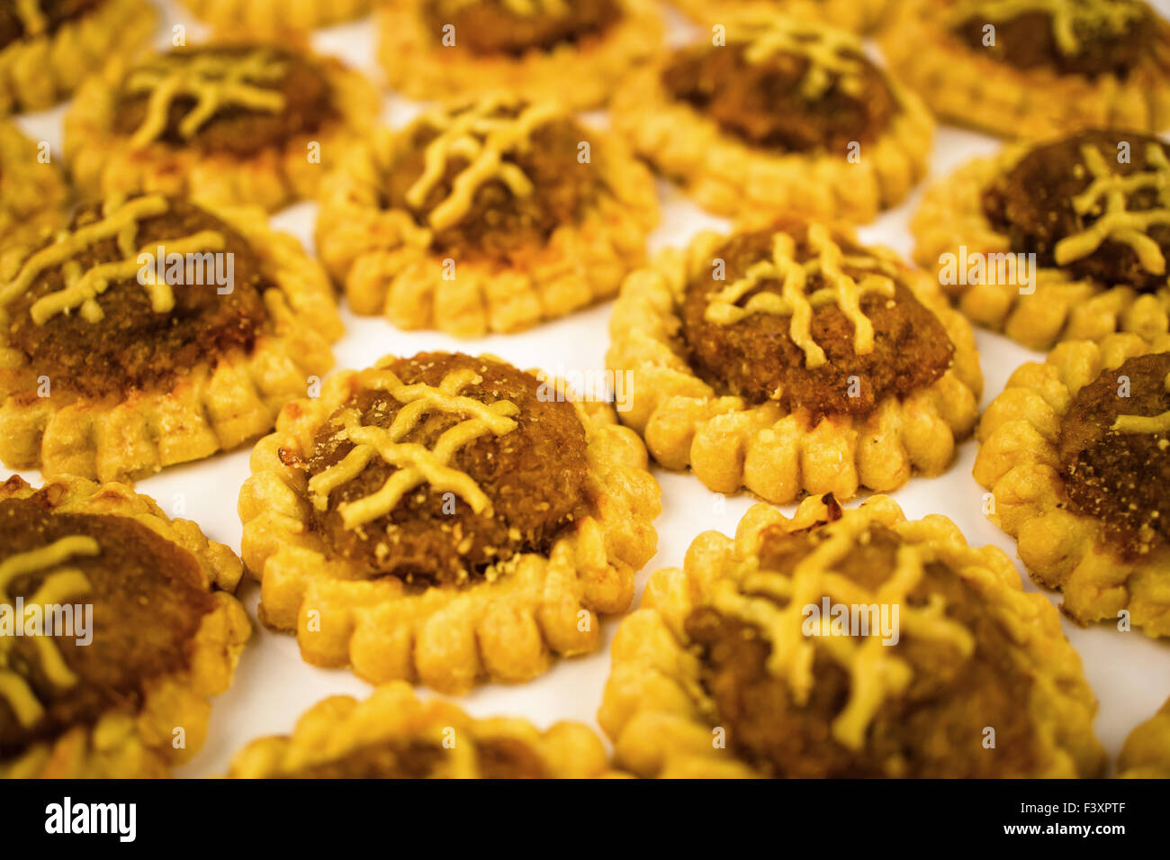 Chinese Pineapple biscuit Stock Photo - Alamy