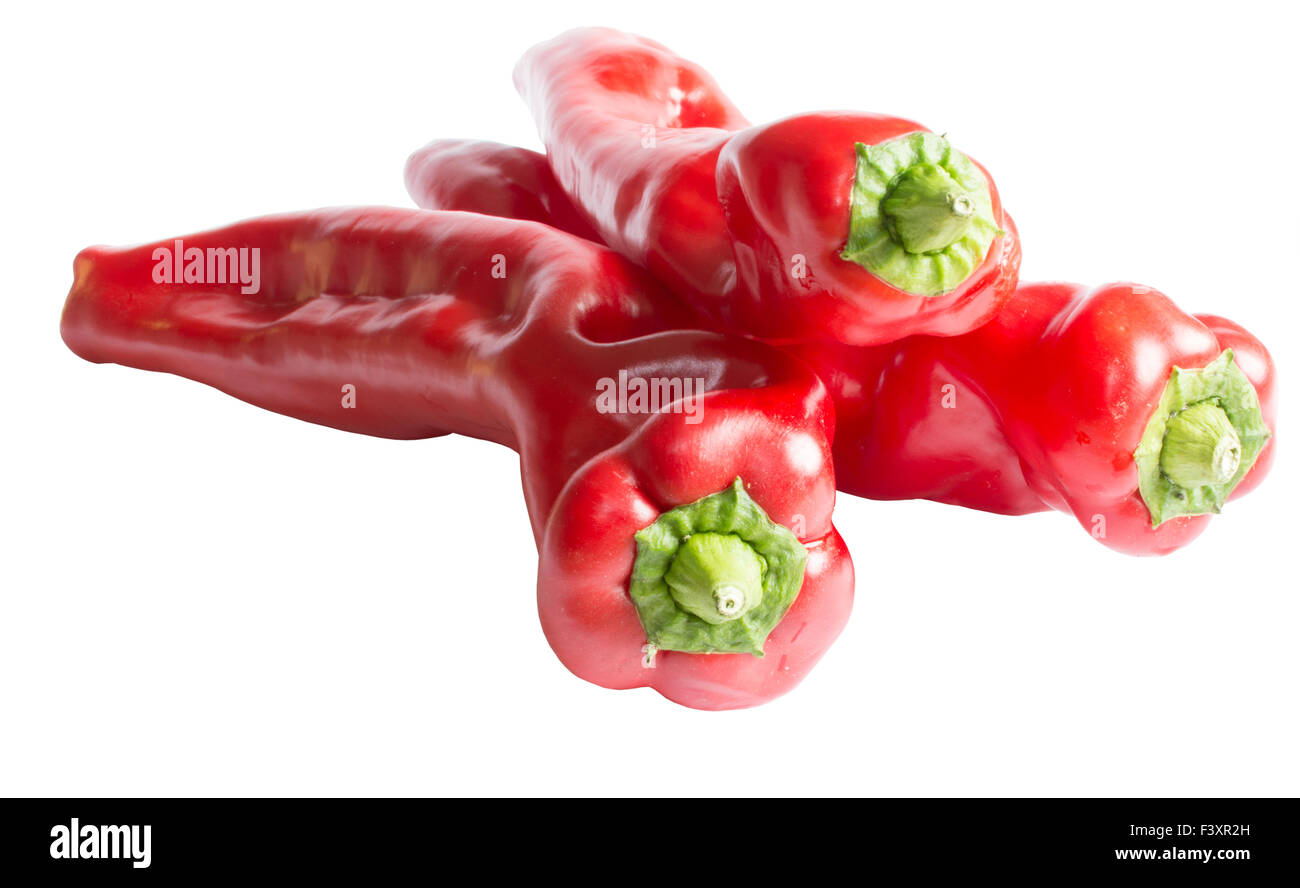 Three red peppers hi-res stock photography and images - Alamy