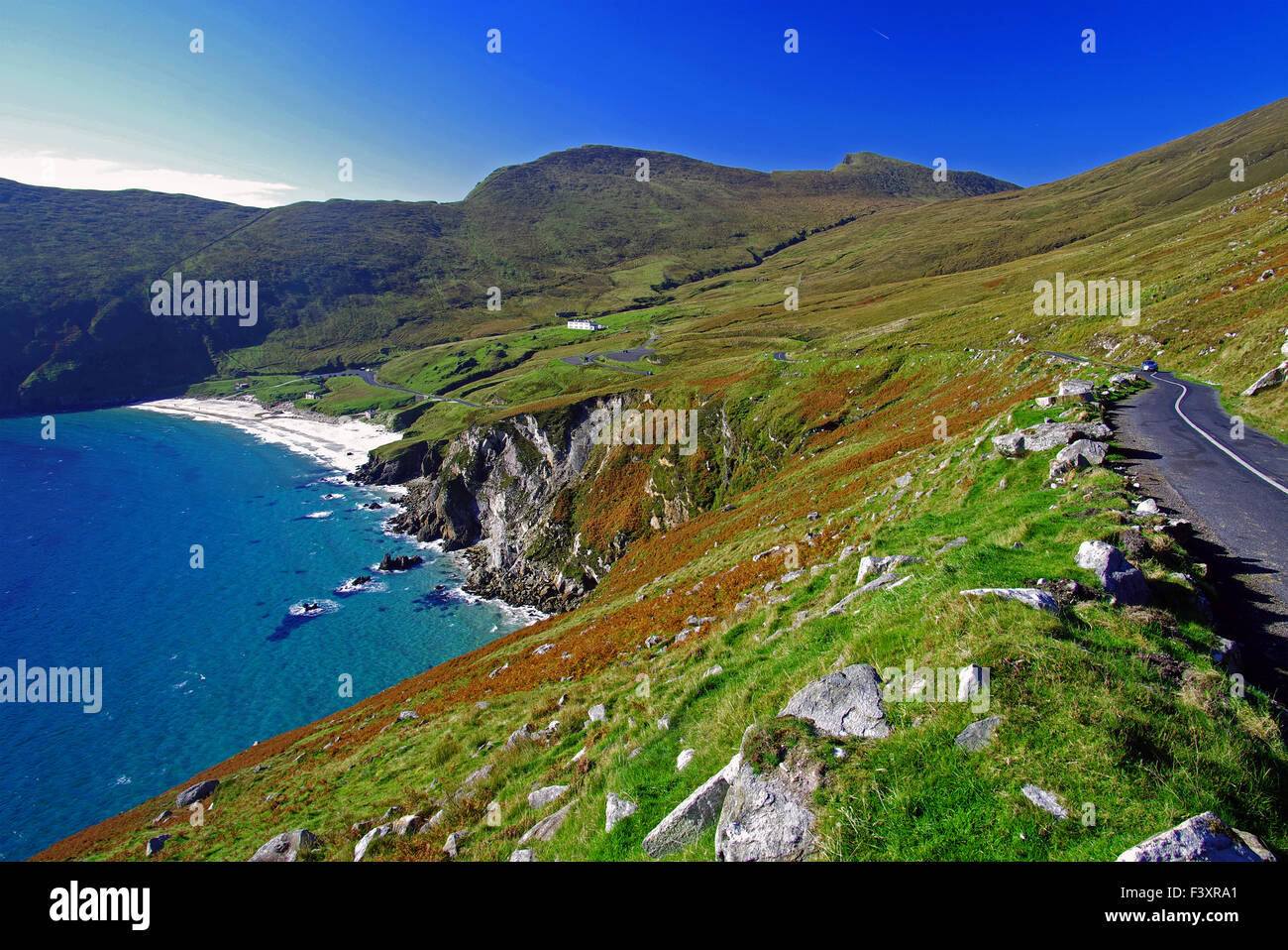 On the way to Keem Bay Stock Photo - Alamy