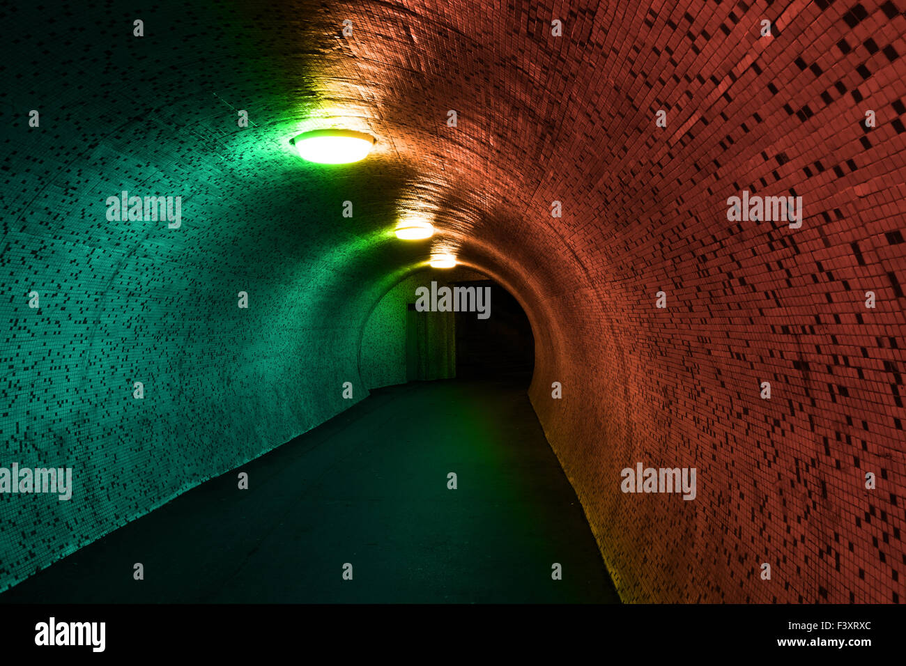 Empty pedestrian tunnel hi-res stock photography and images - Alamy