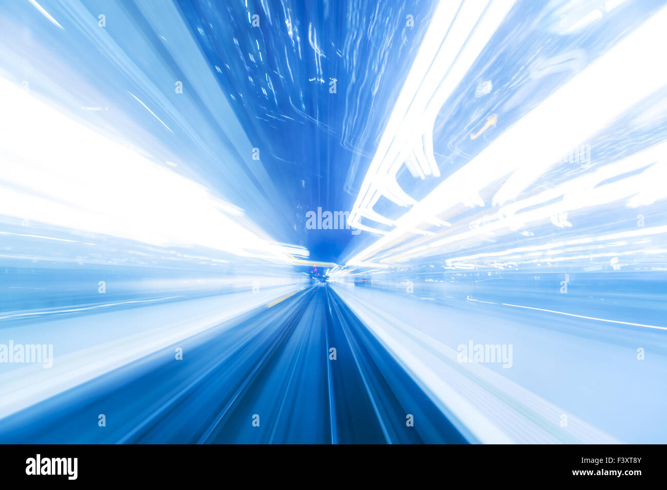 Fast moving toward the light Stock Photo - Alamy