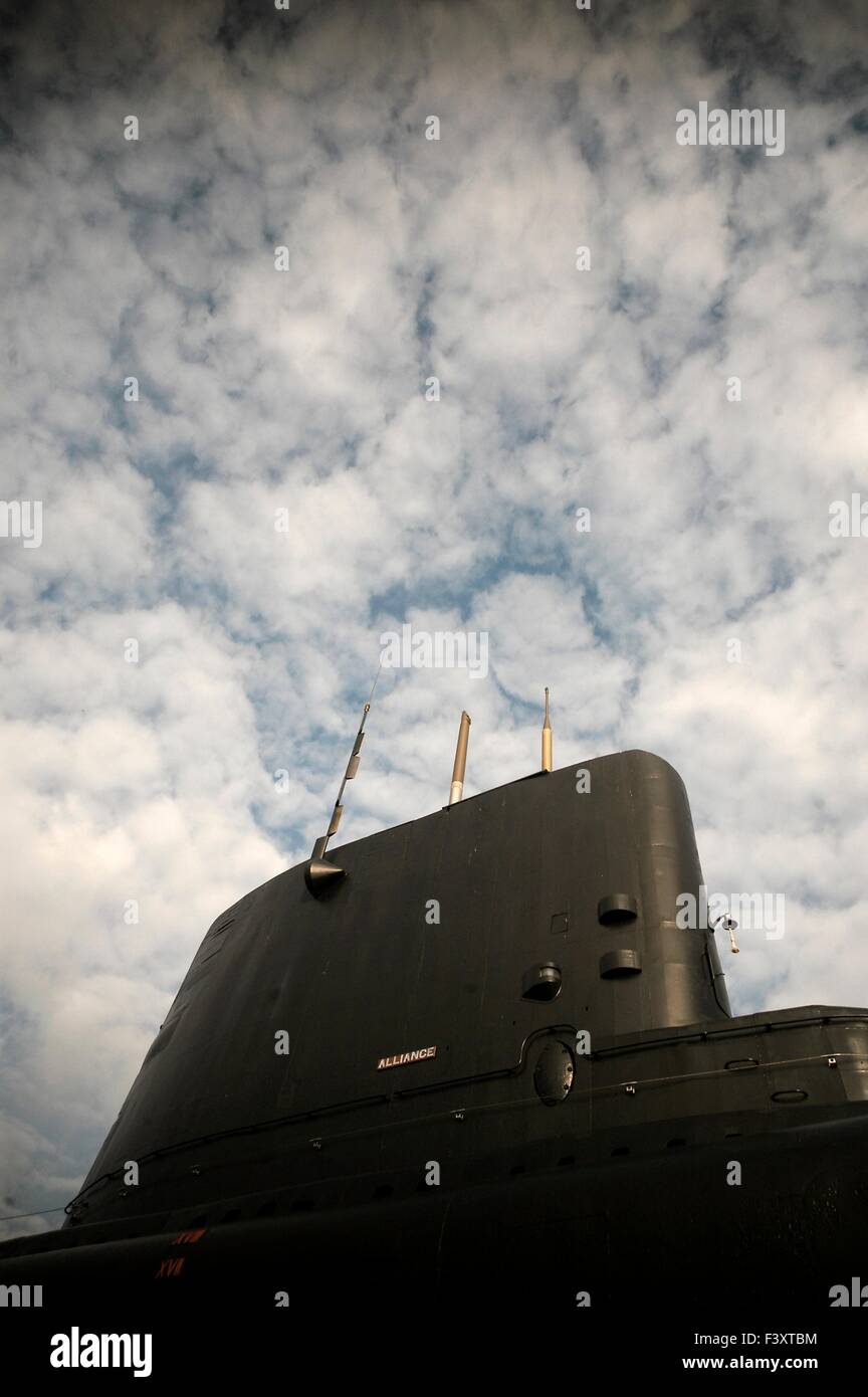 AJAXNETPHOTO. - 9TH APRIL, 2014. GOSPORT, ENGLAND. - ROYAL NAVY SUB ...