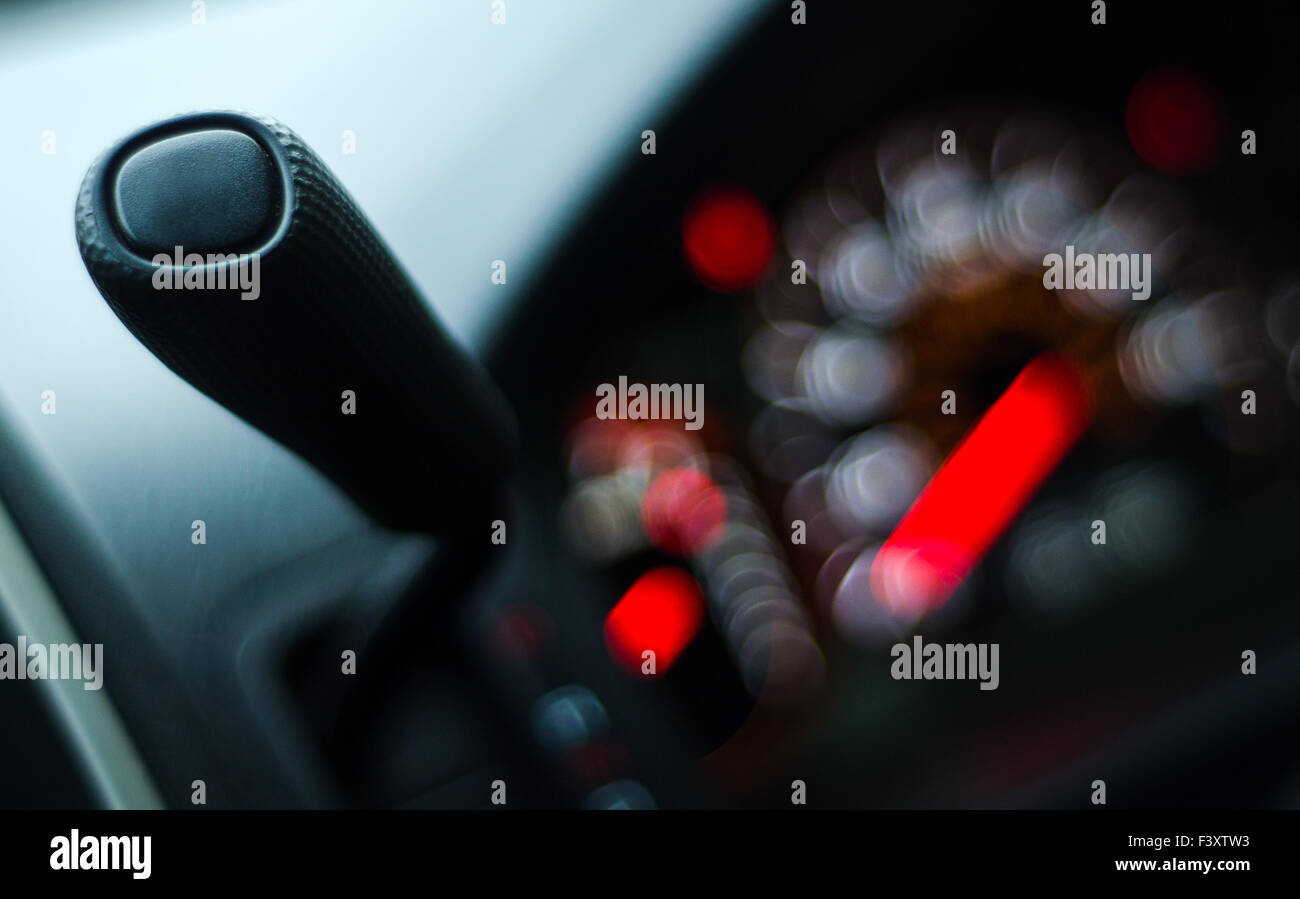 Modern Car Dashboard Stock Photo - Alamy