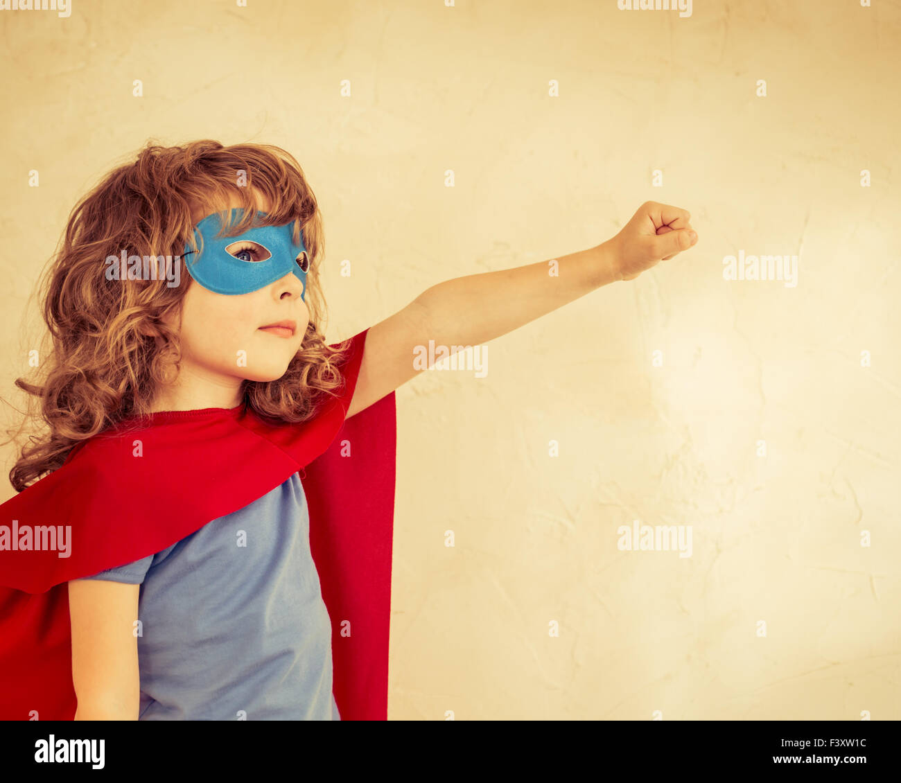 Superhero kid running hi-res stock photography and images - Alamy