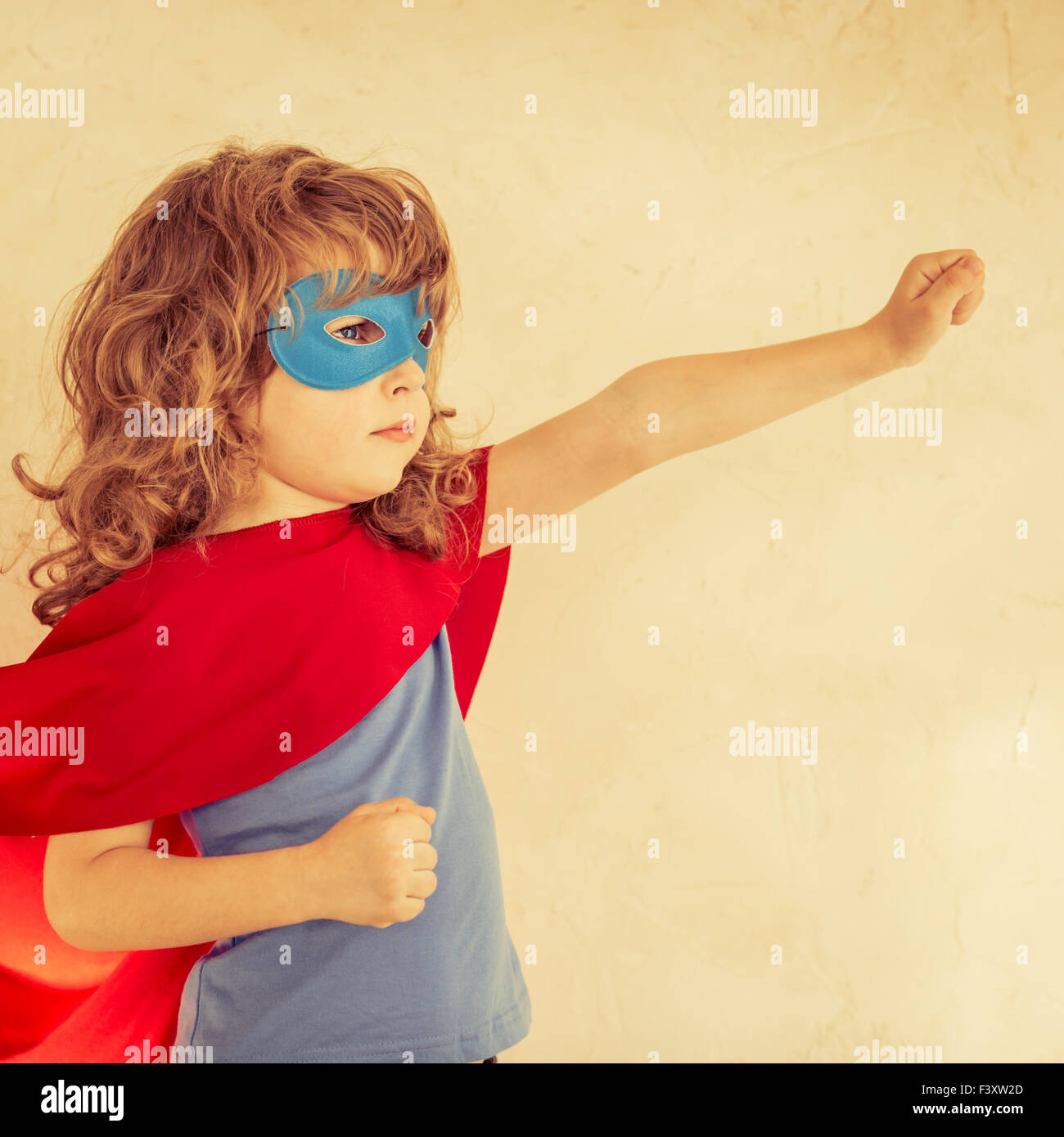 Kid superhero hi-res stock photography and images - Alamy