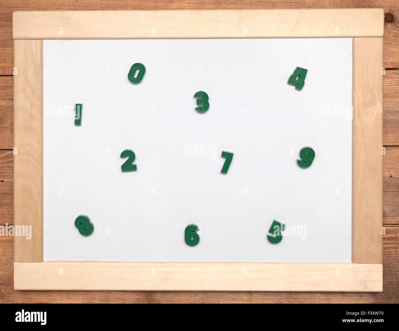 Plastic magnet numbers hi-res stock photography and images - Alamy