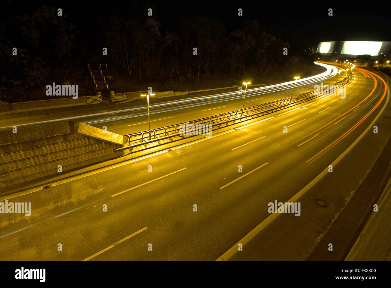 highway, street, evening Stock Photo - Alamy