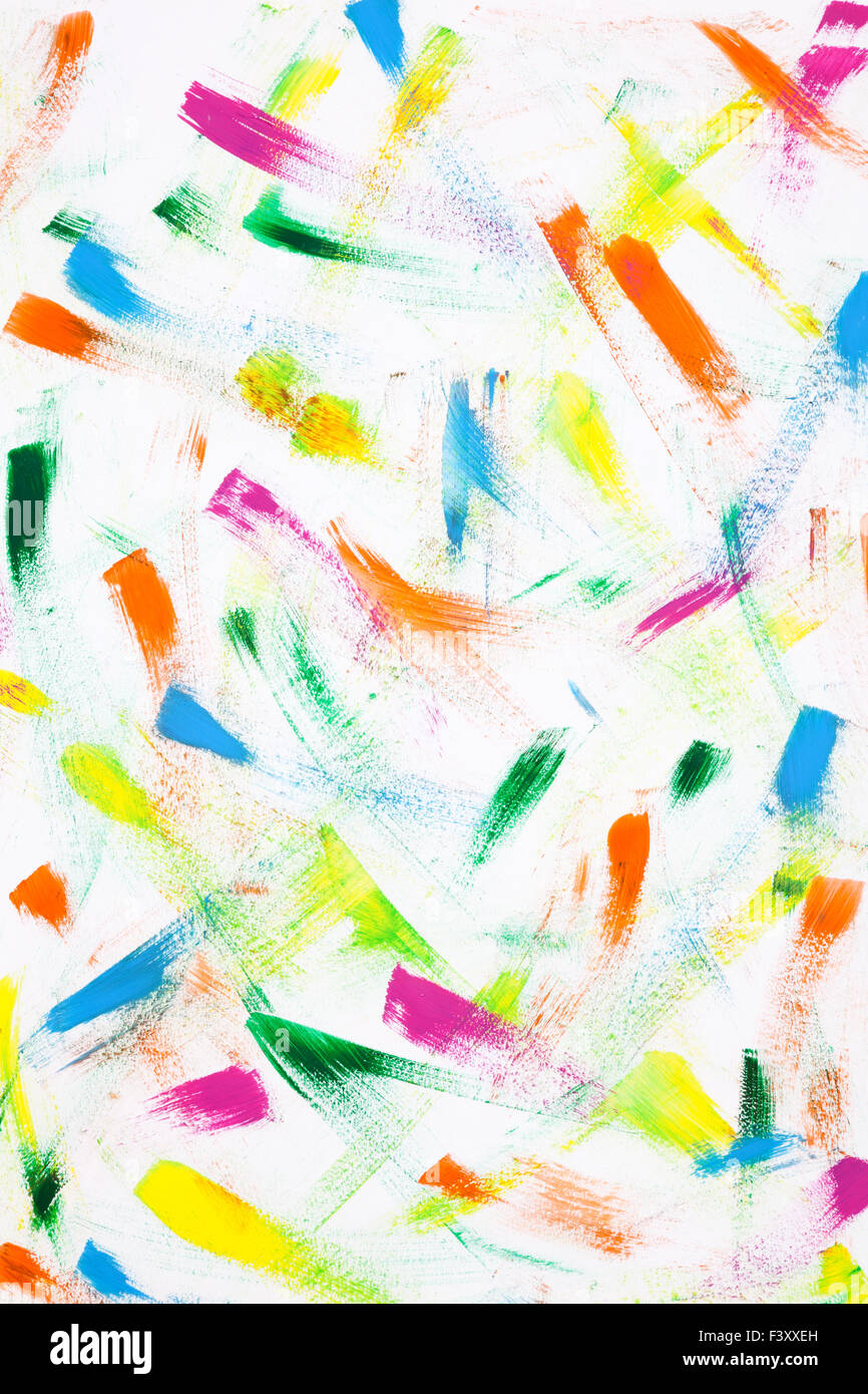 Colored dabs paint Stock Photo - Alamy