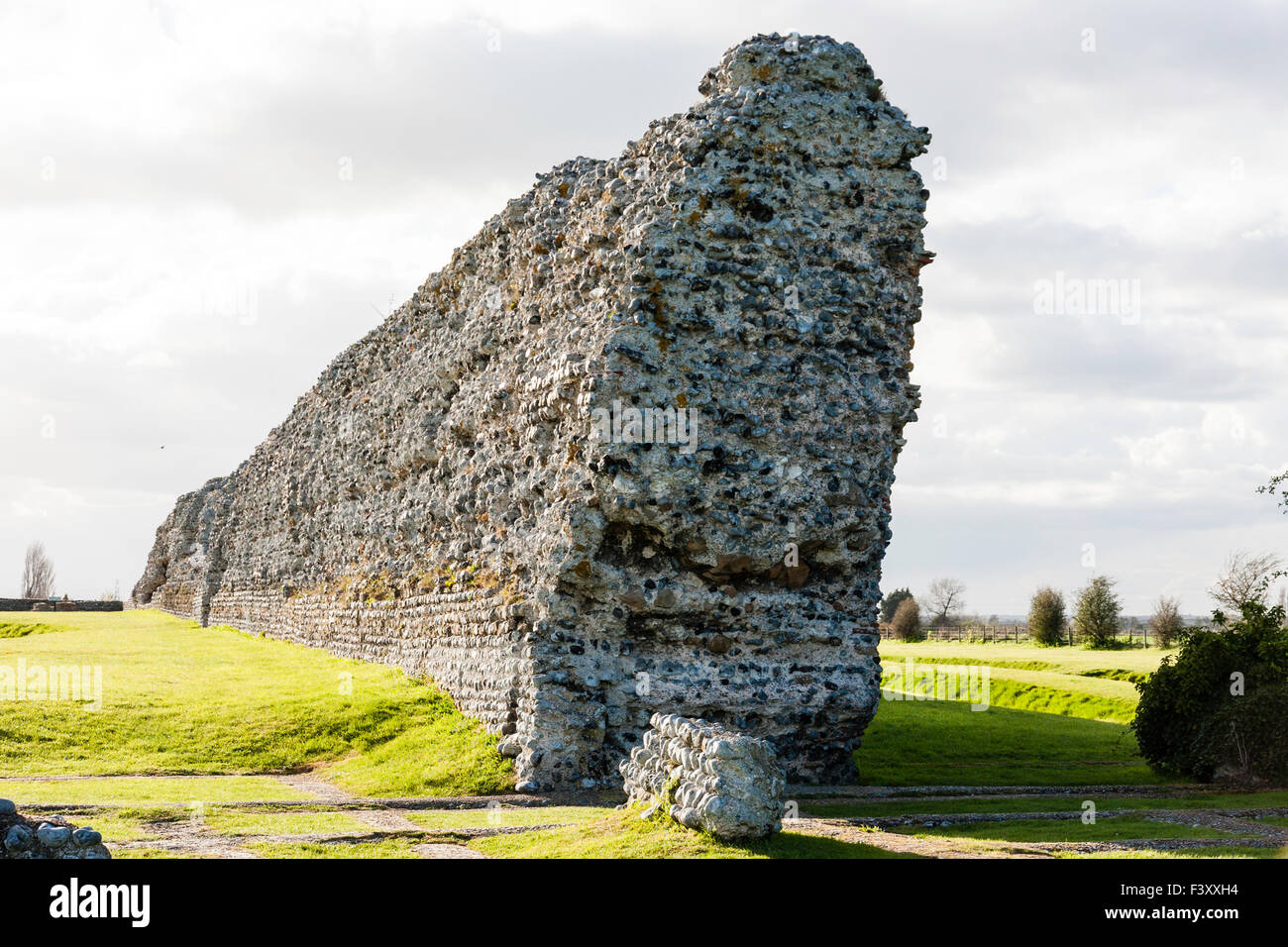 Roman castle, a 3rd century Saxon Shore fort built on the ruins of a ...