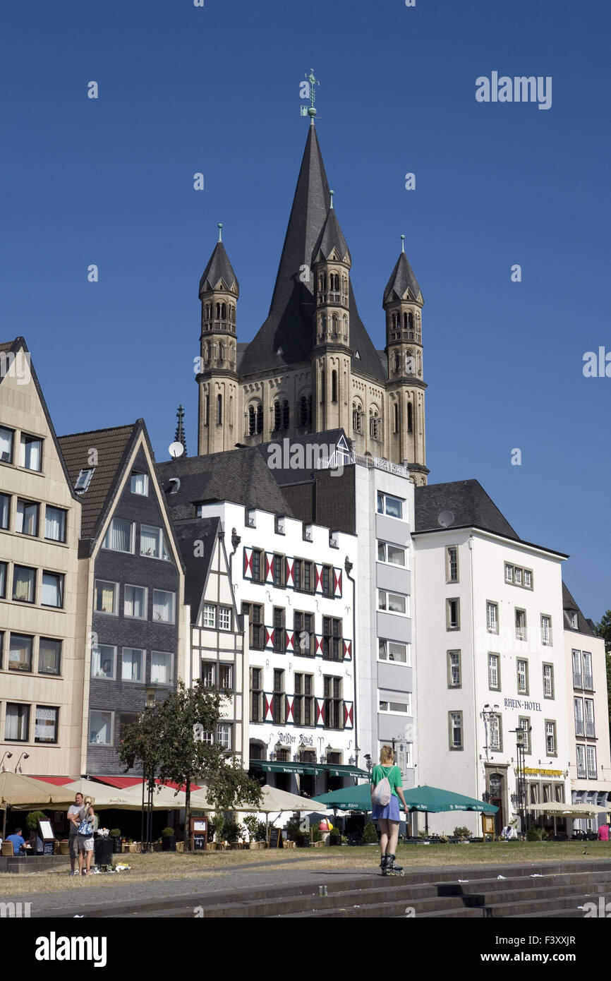 Cologne old town Stock Photo - Alamy