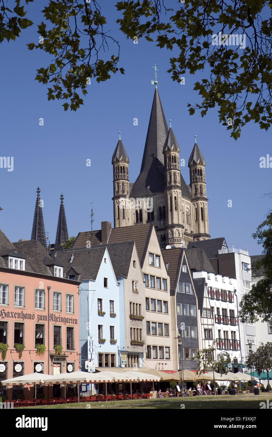 Cologne old town Stock Photo - Alamy