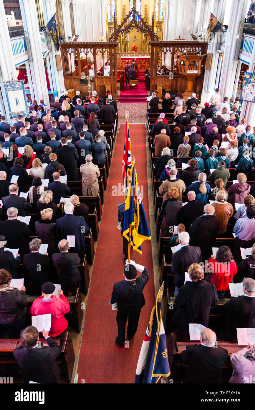 Rememberance Sunday church services in St George's church Ramsgate ...