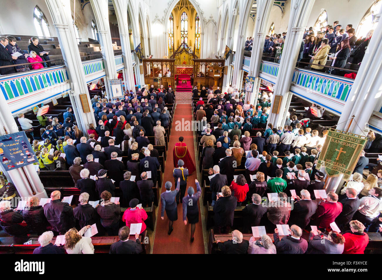 Rememberance Sunday church services in St George's church Ramsgate ...