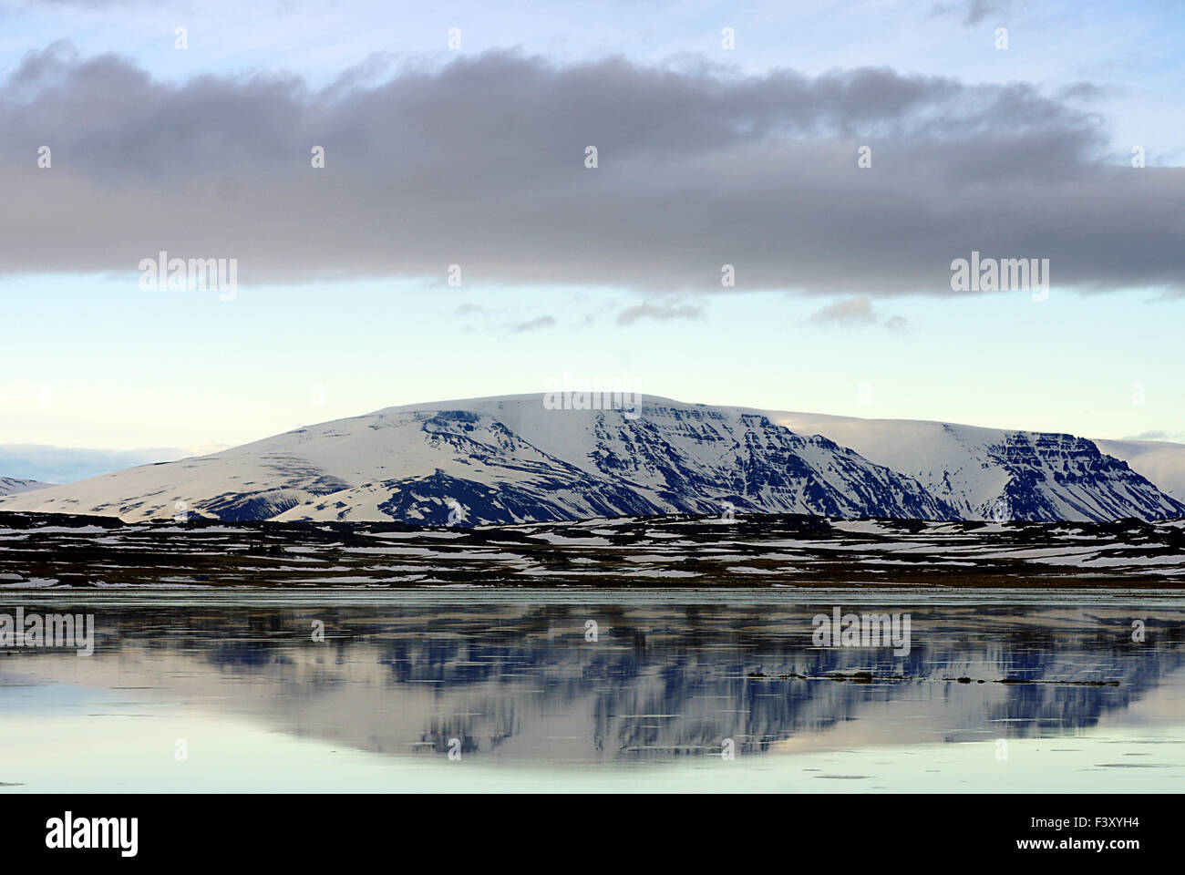 Lonely winter landscape Stock Photo - Alamy