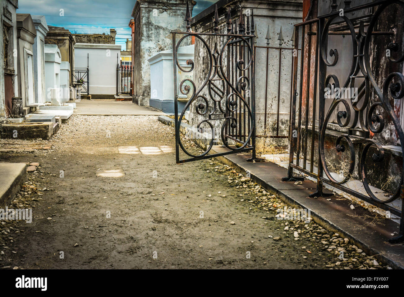Historic and legendary above ground crypts in the oldest and most ...