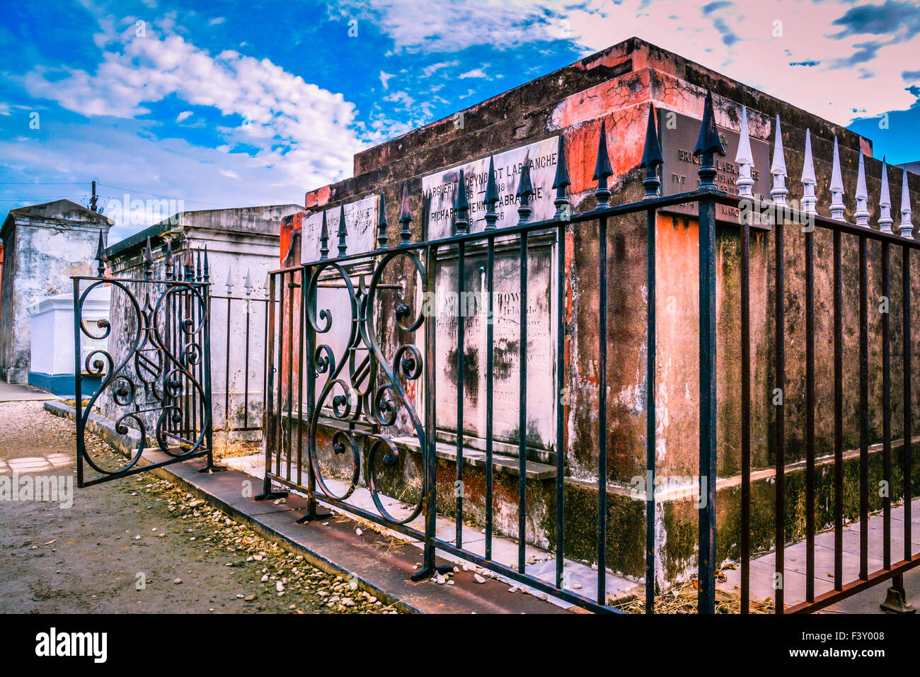 Historic and legendary above ground crypts in the oldest and most ...