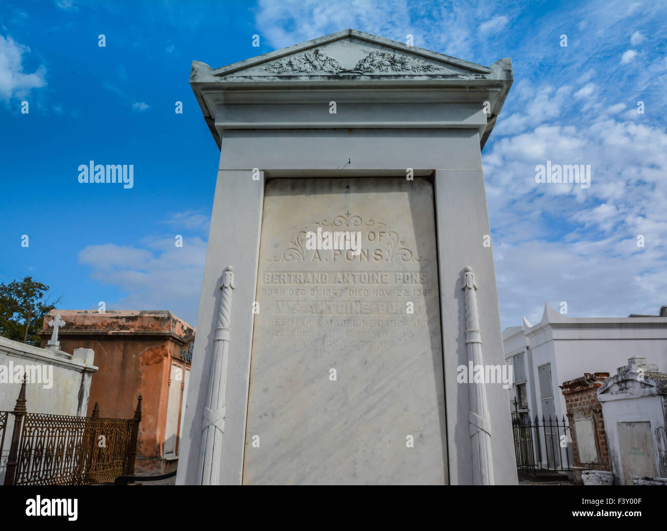 Historic and legendary above ground crypts in the oldest and most ...