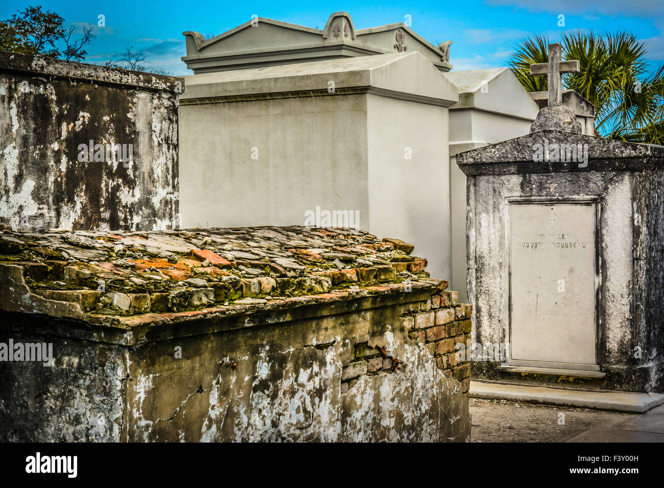 Crumbling, legendary above ground crypts in the oldest and most famous ...