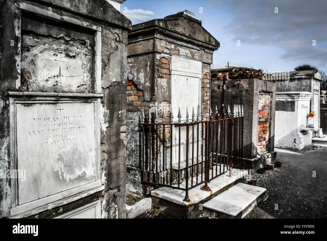 Historic and legendary above ground crypts in the oldest and most ...