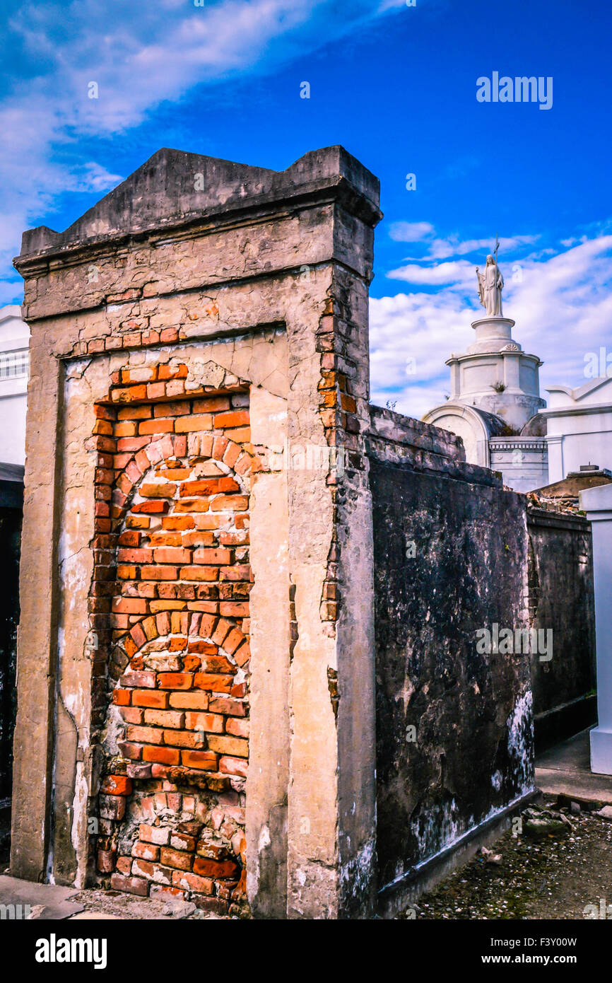 Crumbling, legendary above ground crypts in the oldest and most famous ...