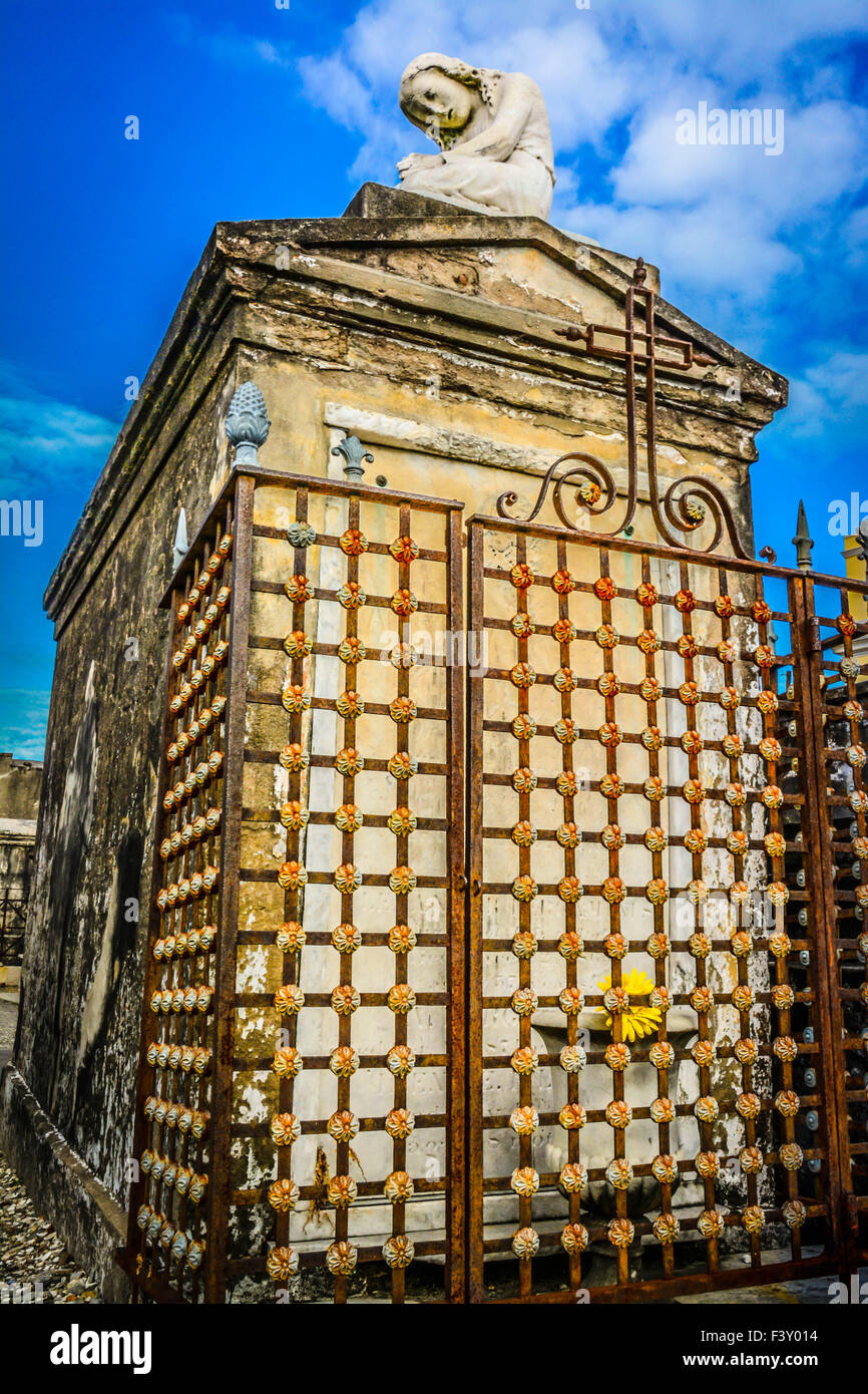 Historic and legendary above ground crypts in the oldest and most ...