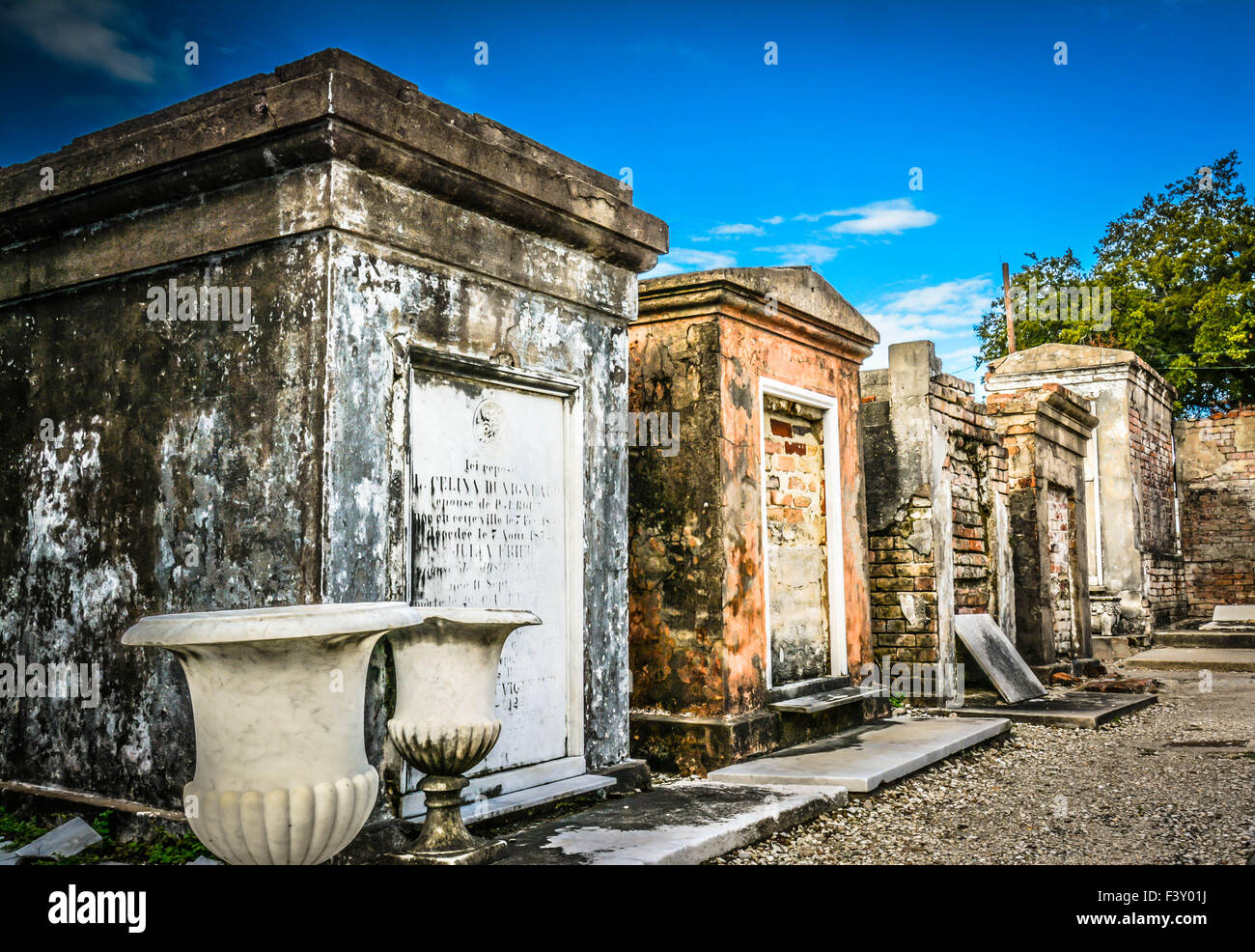 Historic and legendary above ground crypts in the oldest and most ...