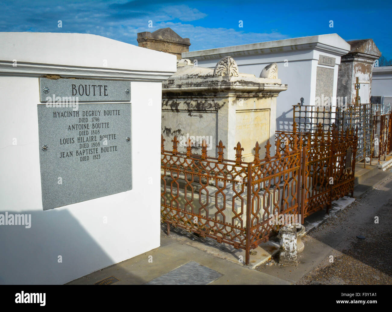 Historic and legendary above ground crypts in the oldest and most ...