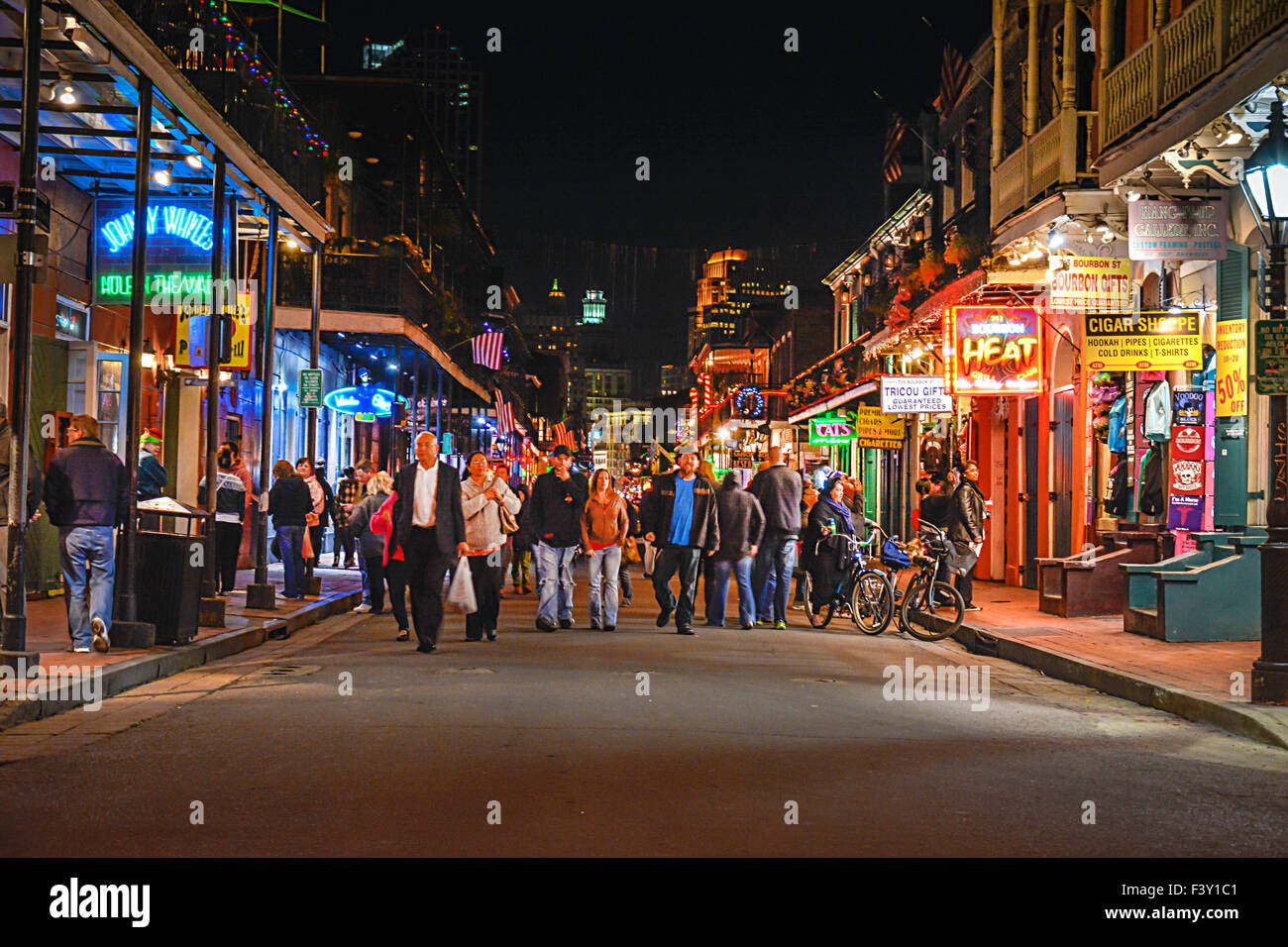 Bourbon street new orleans hi-res stock photography and images - Alamy