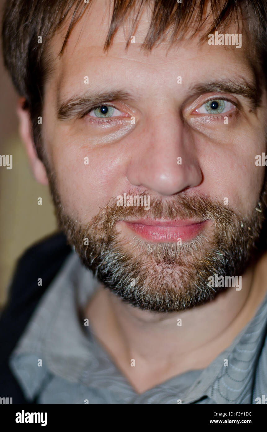 Portrait young beautiful bearded hi-res stock photography and images ...