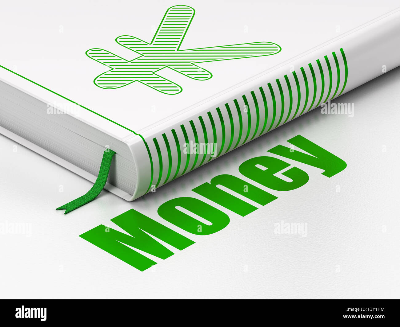 Currency concept: book Yen, Money on white background Stock Photo - Alamy