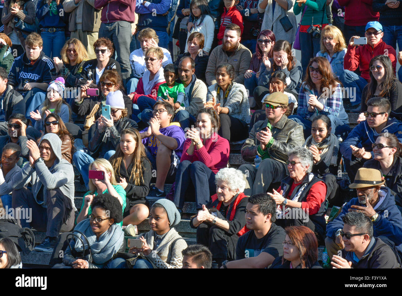 Diverse Crowd Of Young People High Resolution Stock Photography and ...