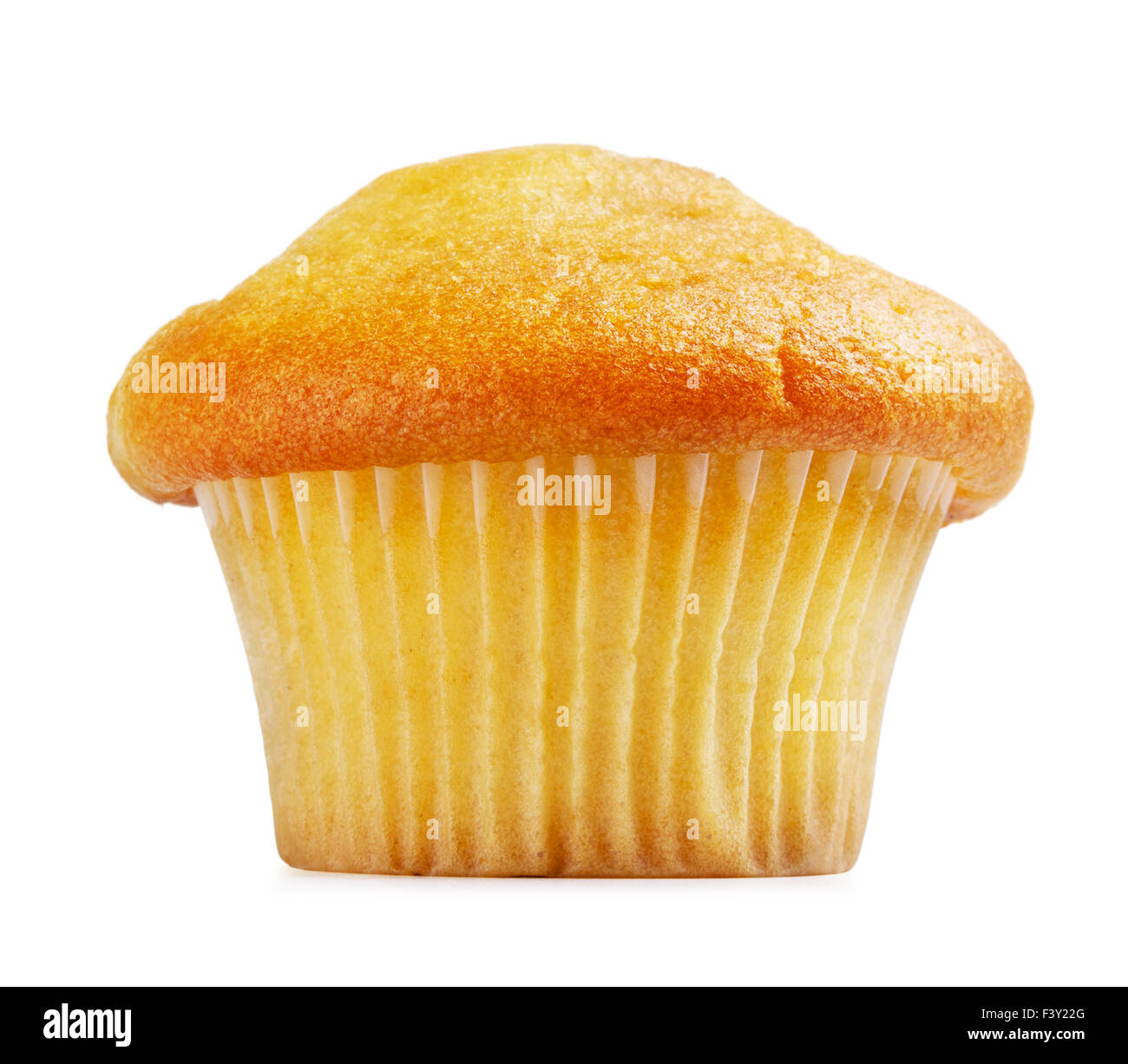 Muffin closeup on yellow Cut Out Stock Images & Pictures - Alamy