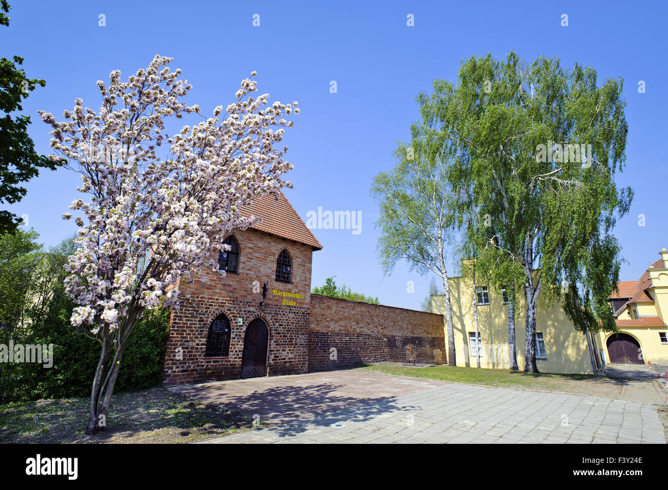 Night Watchman house, Luebben, Brandenburg Stock Photo - Alamy