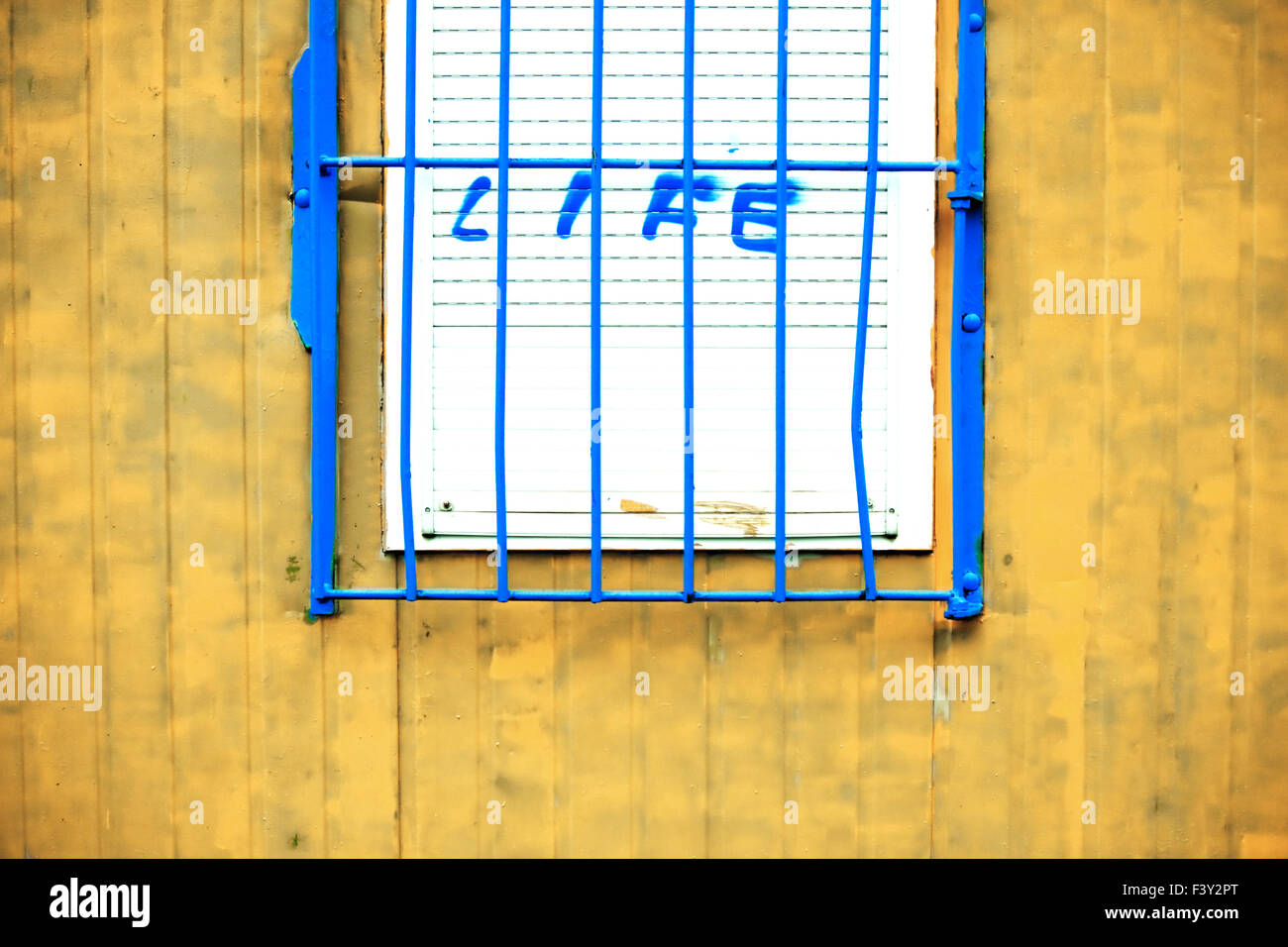 window, grid, life Stock Photo - Alamy