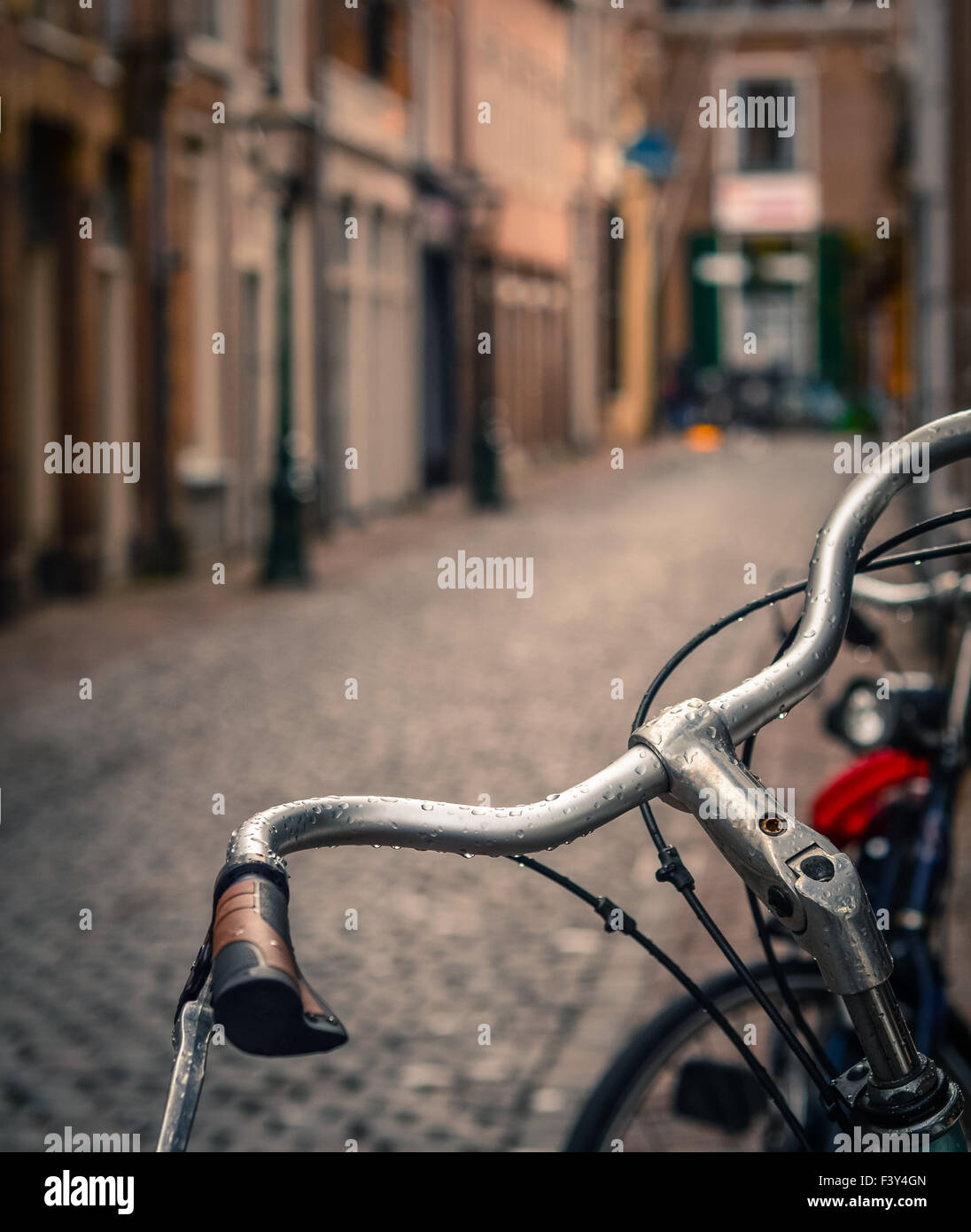 European Bicycle Scene Stock Photo - Alamy