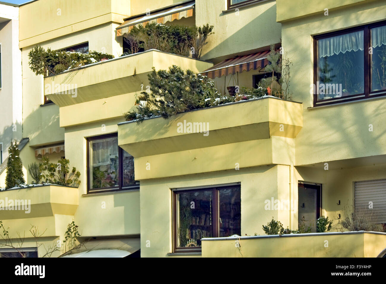 veneer, building, windows Stock Photo - Alamy