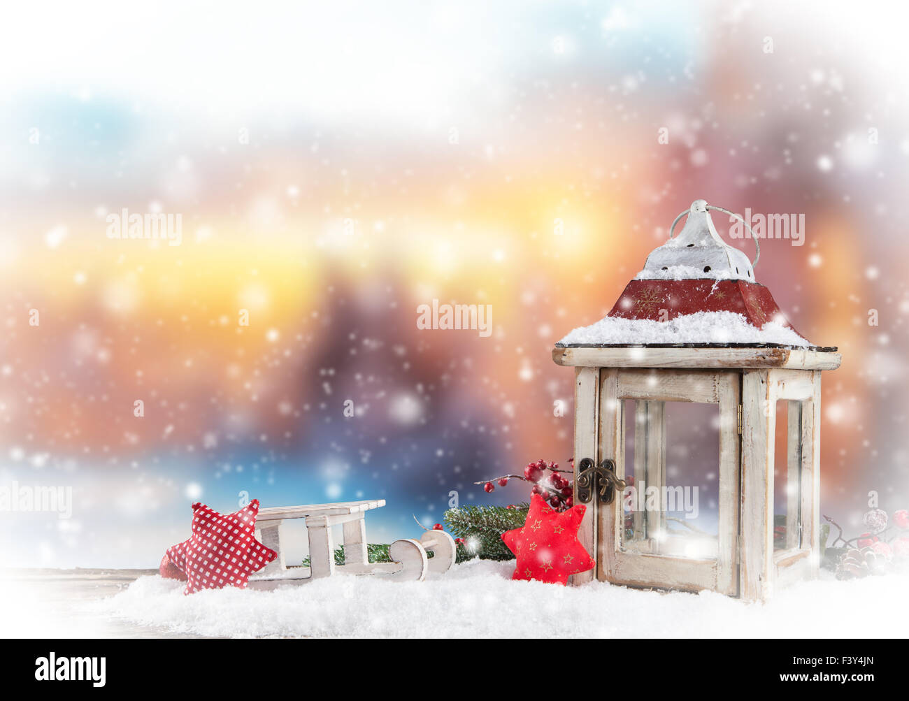 Christmas still life background Stock Photo - Alamy