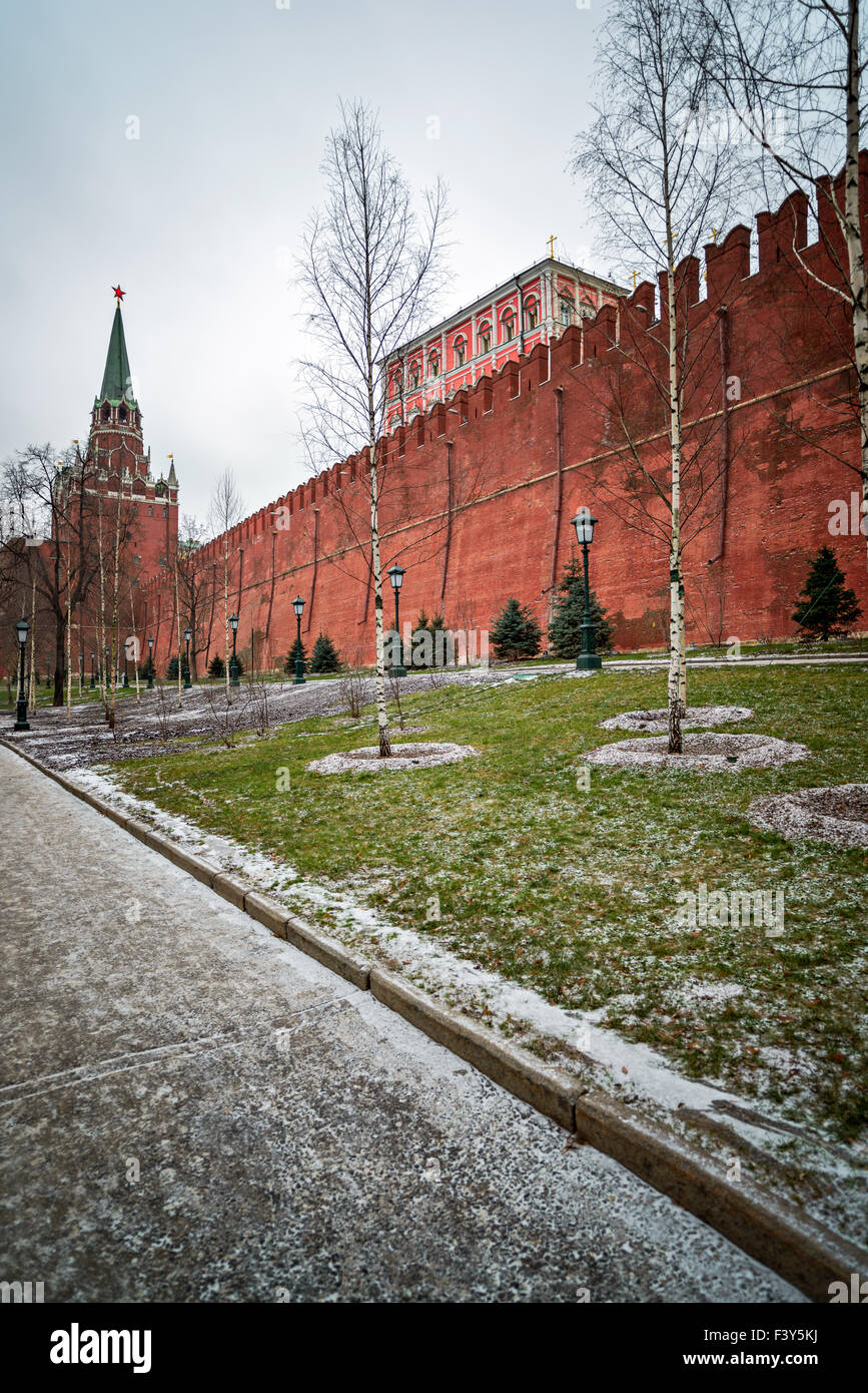 Moscow Kremlin wall Stock Photo - Alamy