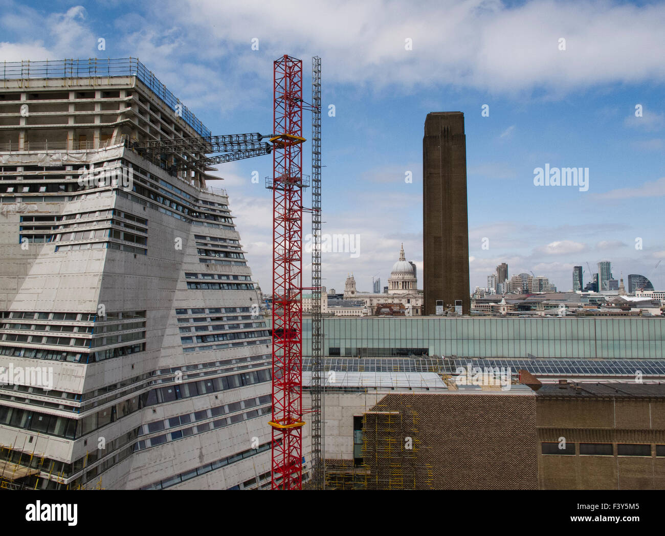 The new Tate Modern Extension under construction Stock Photo - Alamy