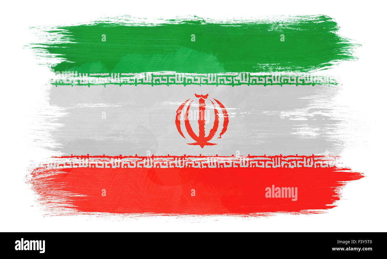 The Iranian flag Stock Photo - Alamy