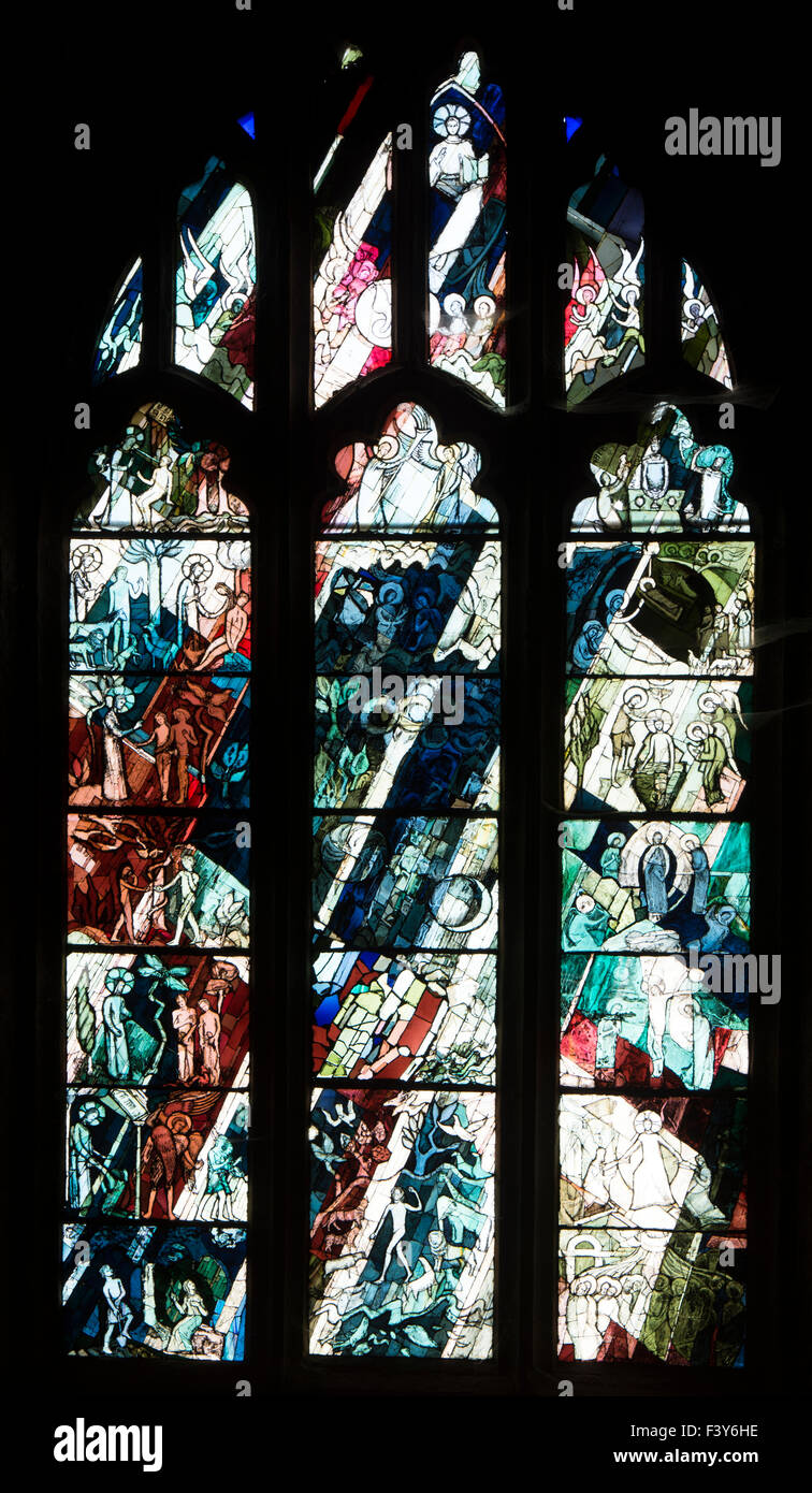 The West Window, St. Lawrence`s Church, Towcester, Northamptonshire ...