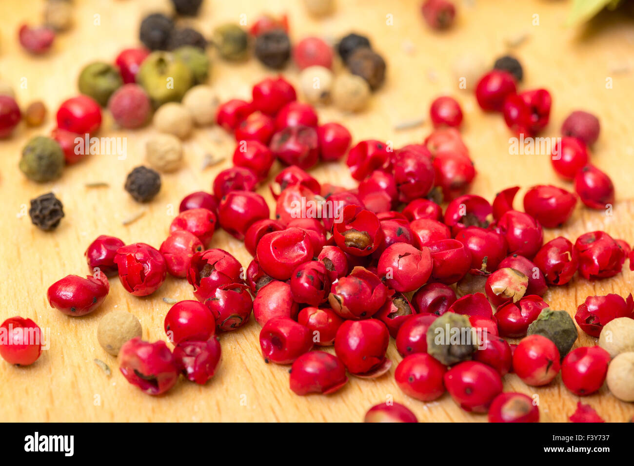 Dry multicolored peppercorn Stock Photo - Alamy