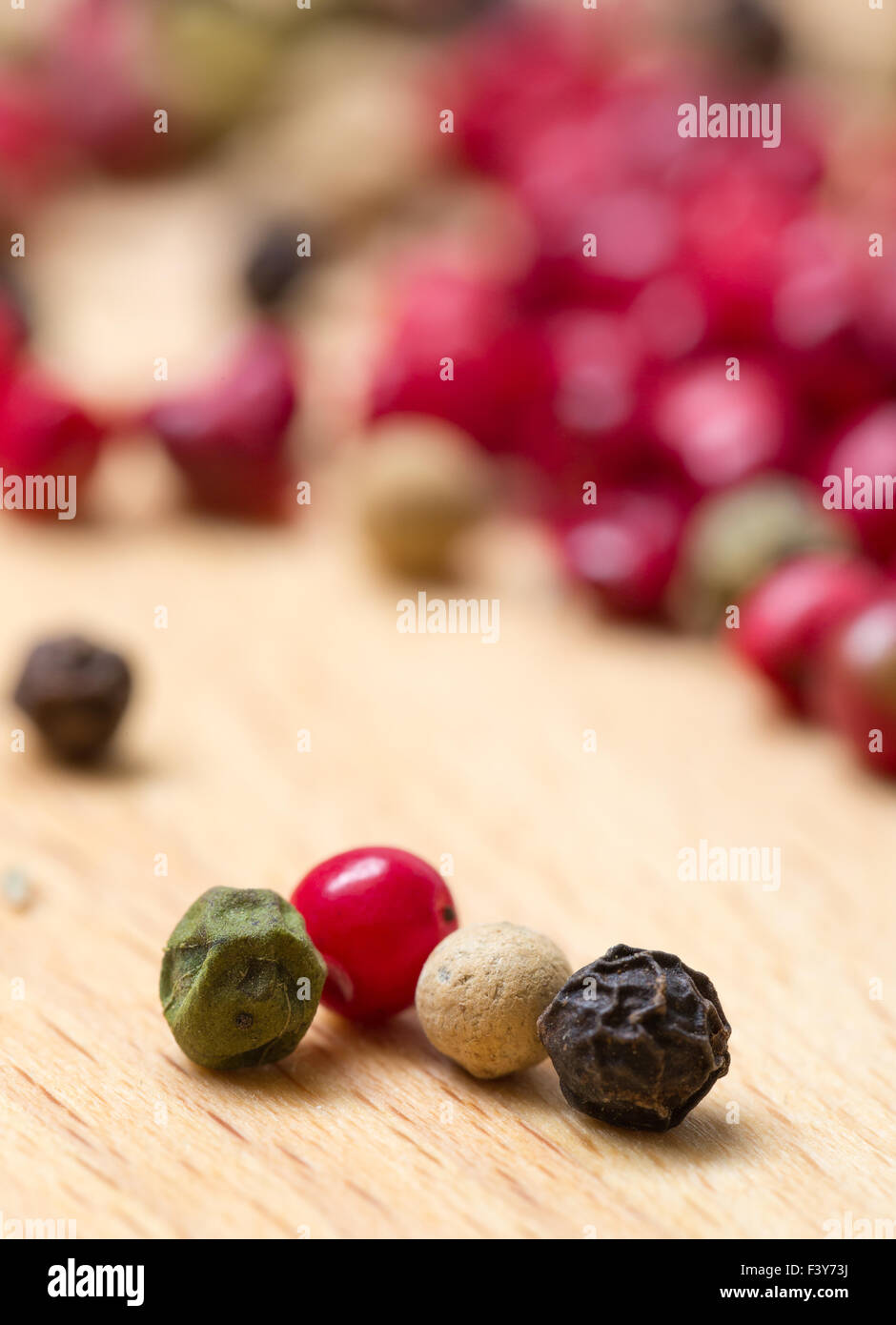 Dry multicolored peppercorn Stock Photo - Alamy