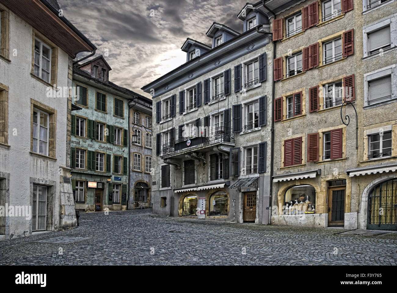 Bienne in switzerland Stock Photo - Alamy